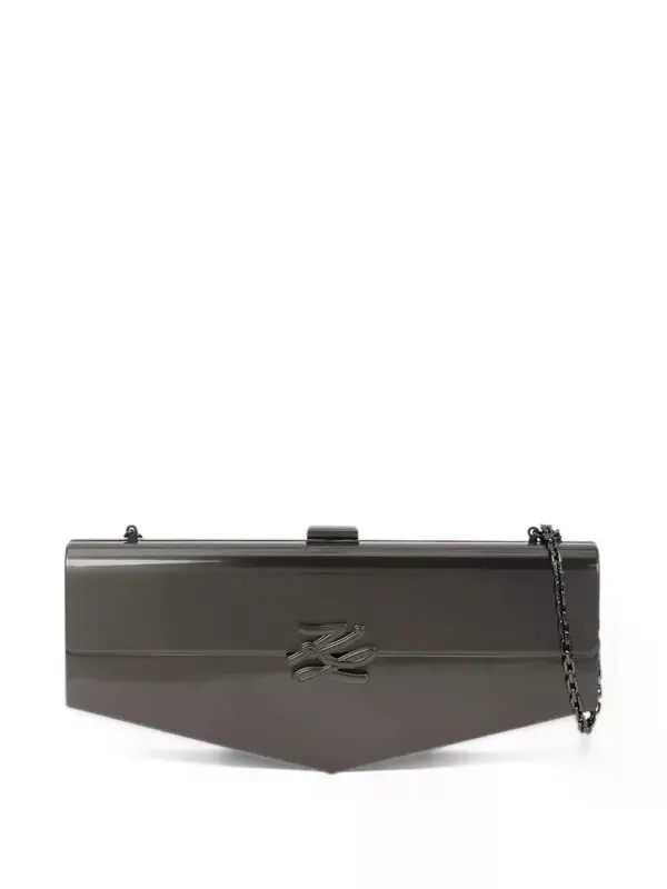 Karl Lagerfeld Kl Studio Autograph Clutch - Grey