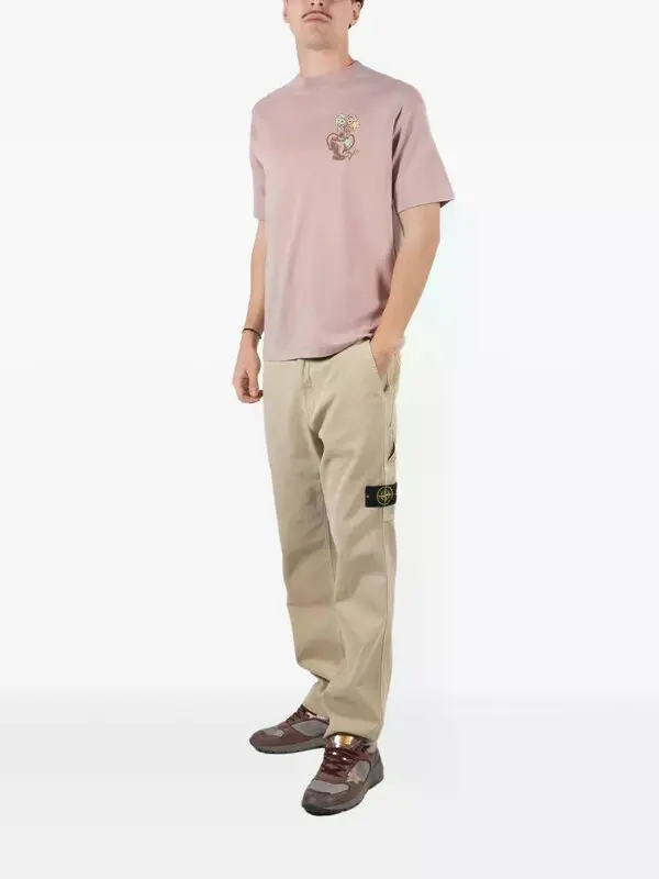 Drole De Monsieur Floral Print T-shirt