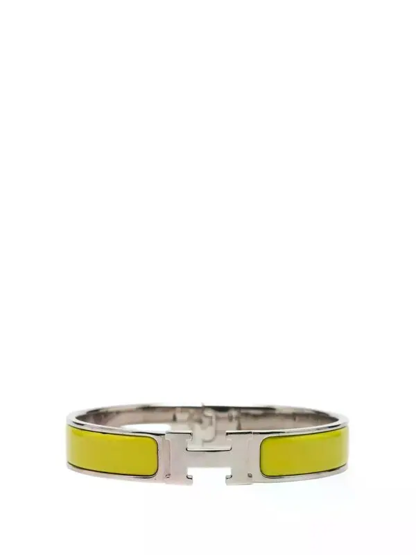 Hermès 20th Century Narrow Clic H Bracelet Pm - Yellow