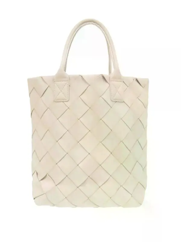 Bottega Veneta 2012-2025 Lambskin Maxi Intrecciato Cabat Tote 30 Satchel