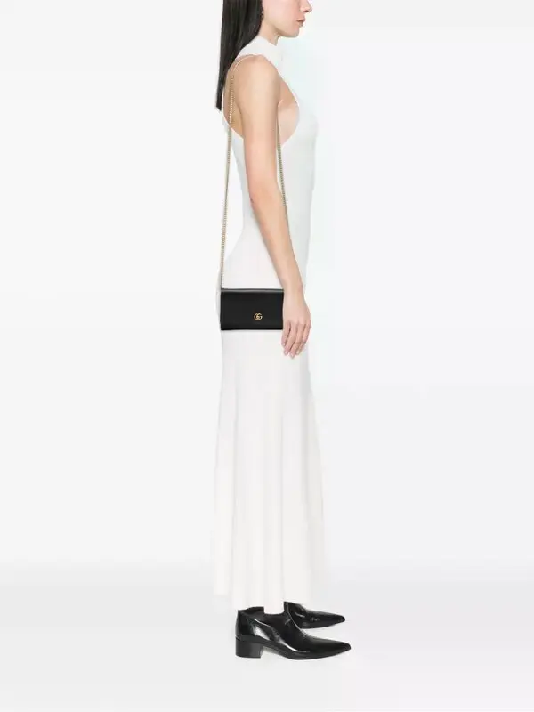 Gucci 2016-2025 Gg Marmont Leather Wallet On Chain Crossbody Bag