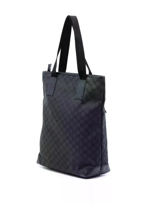 Gucci Gg Nylon Tote Bag - Black