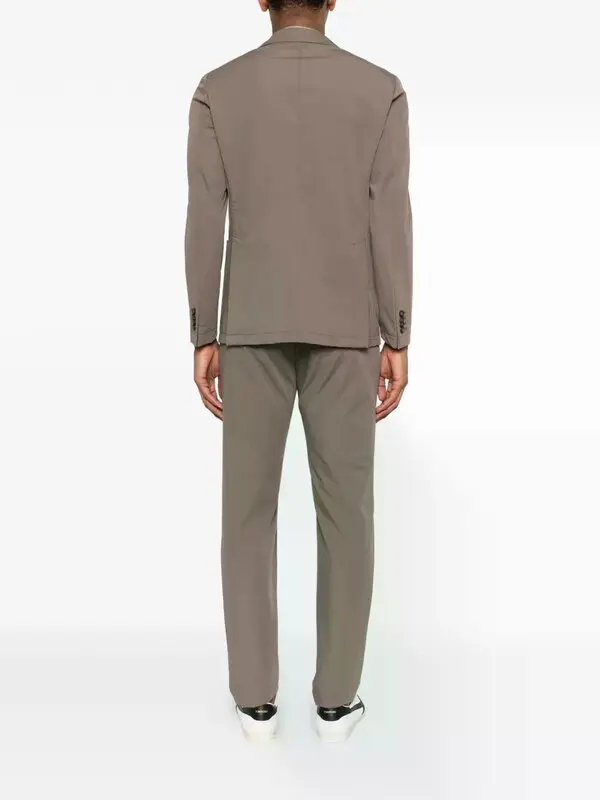 Tagliatore Notched-lapel Suit - Brown