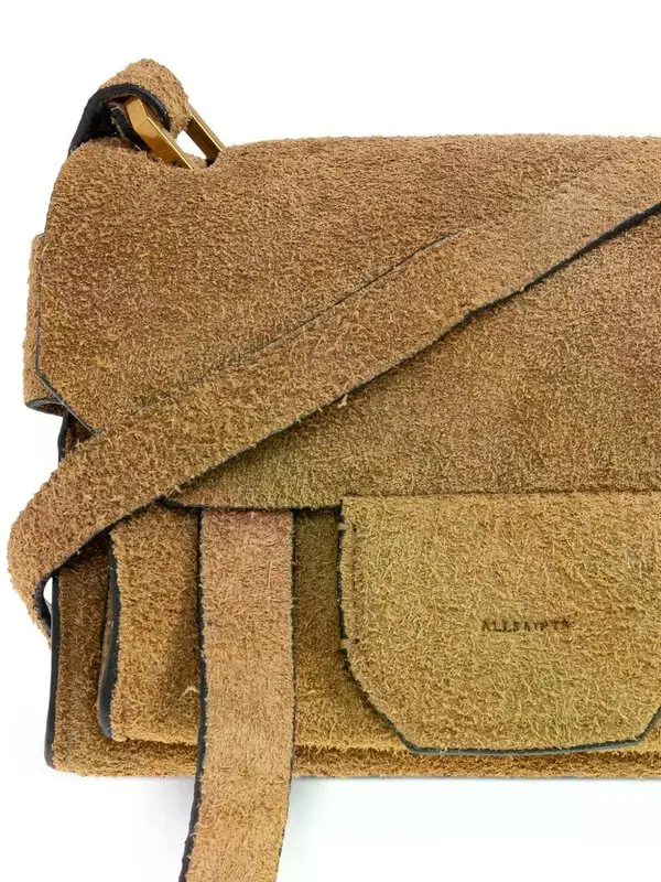 ALLSAINTS Mini Ursa Leather Cross Body Bag - Brown