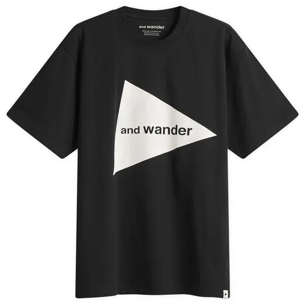 AND WANDER Big Logo T-shirt