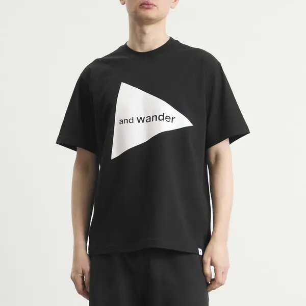AND WANDER Big Logo T-shirt