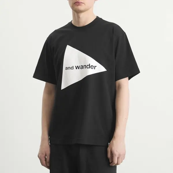 AND WANDER Big Logo T-shirt