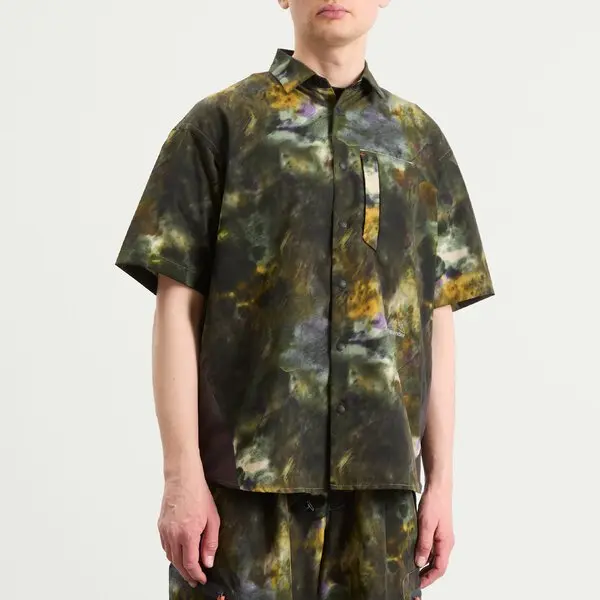 AND WANDER X Roa Printed Breathable Shirt - Camo