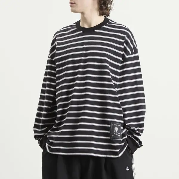 MASTERMIND WORLD Fine Gauge Stripe Long Sleeve T-shirt