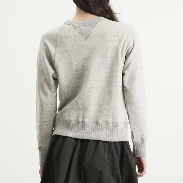 BEAMS Ribbed Crewneck Sweatshirt