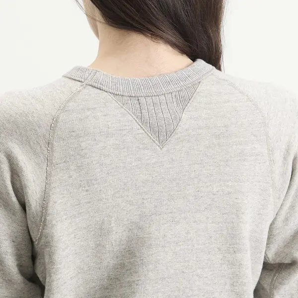 BEAMS Ribbed Crewneck Sweatshirt