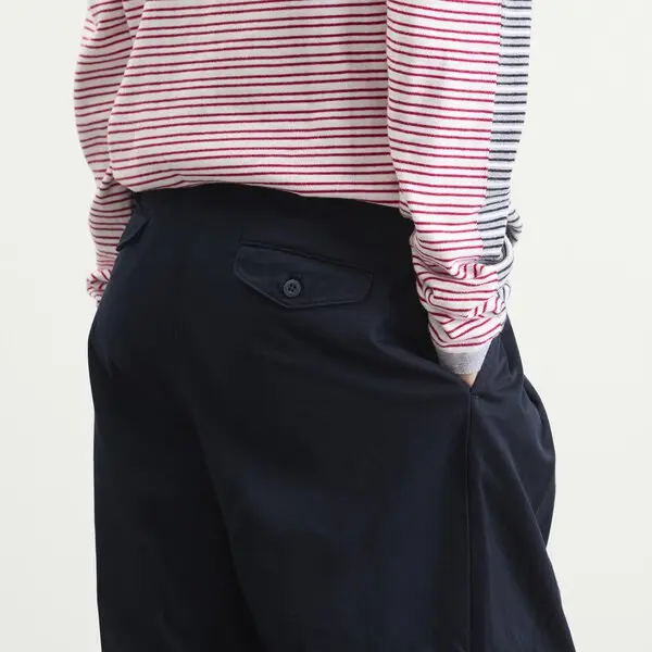 BEAMS Wide Leg Chino Pant