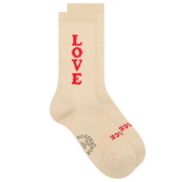 ROSTERSOX Love Socks - Beige