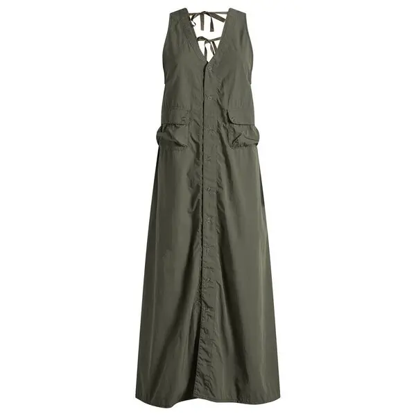 BEAMS Nylon Midi Dress