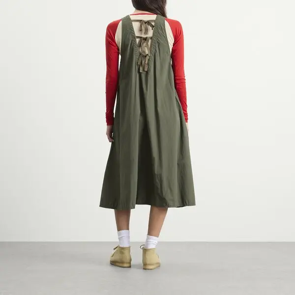 BEAMS Nylon Midi Dress
