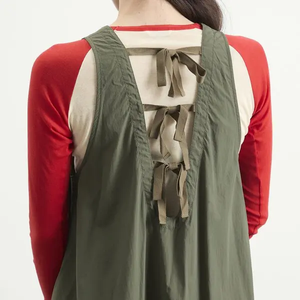BEAMS Nylon Midi Dress