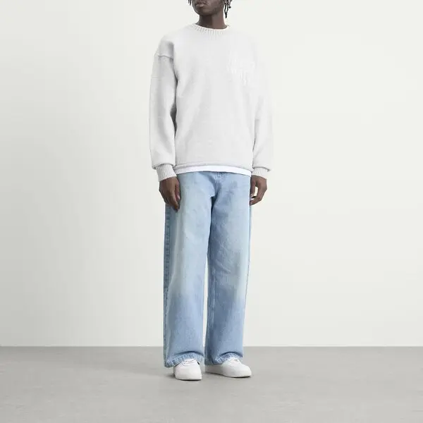 ANNIE HOOD Wool Blend Knit Jumper