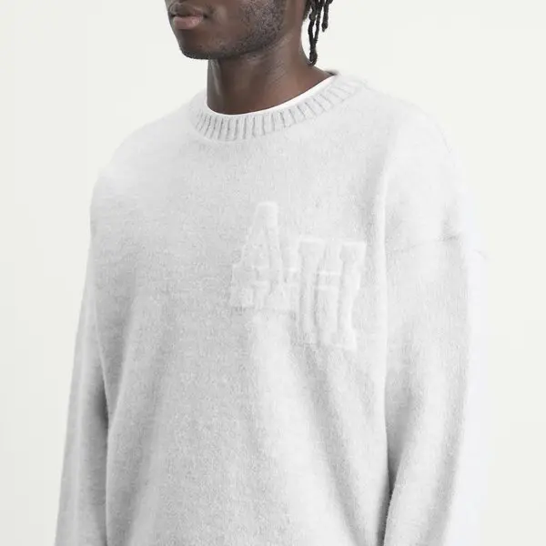 ANNIE HOOD Wool Blend Knit Jumper