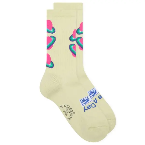 ROSTERSOX Galaxy Crew Socks - Green