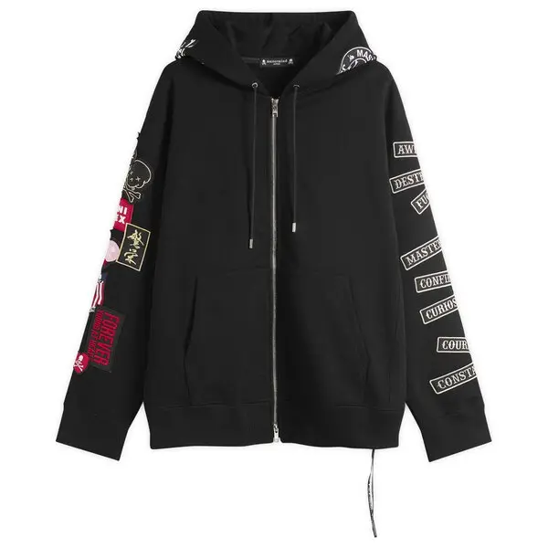 MASTERMIND WORLD Multi Patched Zip-up Hoodie