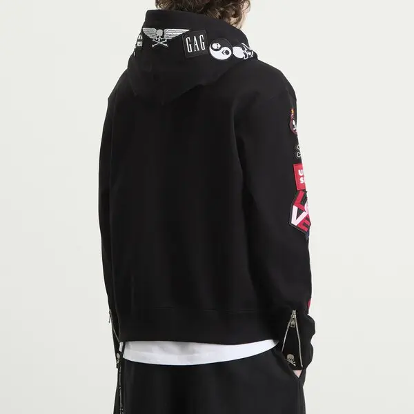MASTERMIND WORLD Multi Patched Zip-up Hoodie