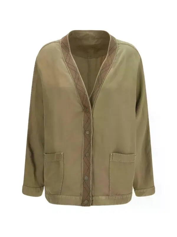 Giorgio Armani Button-down V-neck Jacket