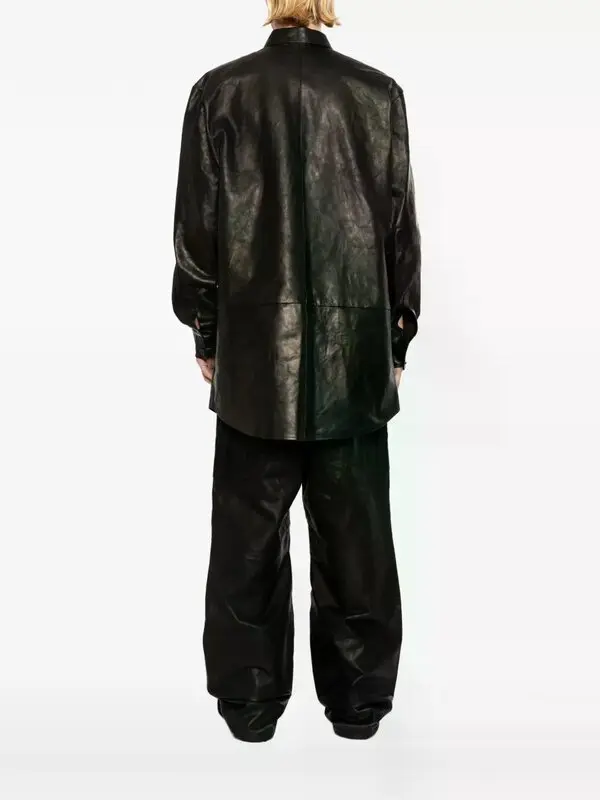 A DICIANNOVEVENTITRE Leather Coat