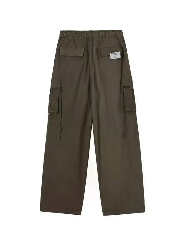 Izzue Drawstring Cargo Pants - Green
