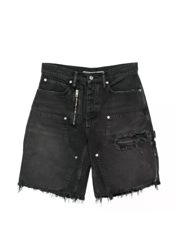 Alexander Wang Mid-rise Carpenter Shorts - Black