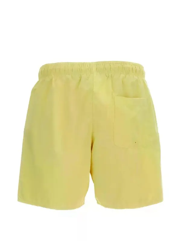 Lacoste Logo-patch Swim Shorts - Yellow