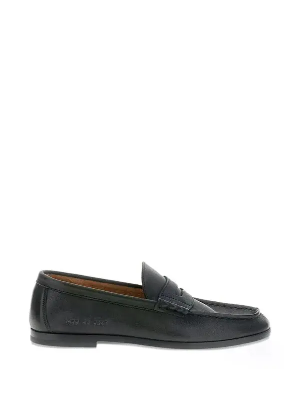 COMMON PROJECTS Leather Strap Loafers - Black