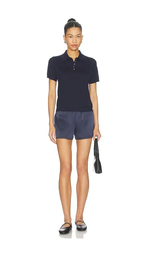 LESET Short Sleeve Polo