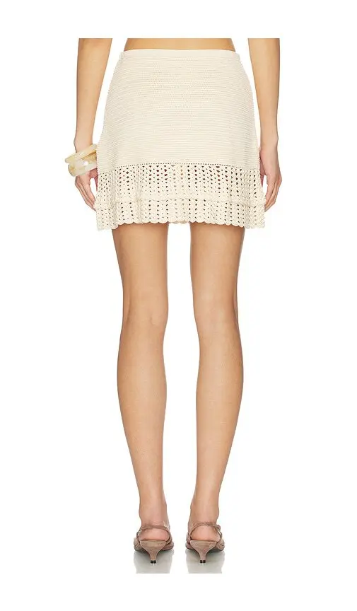 Devon Windsor Wrenn Mini Skirt - Cream