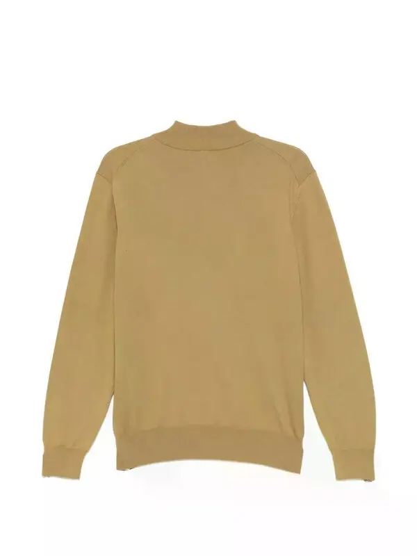 BOSS Logo-embroidered Jumper - Neutrals