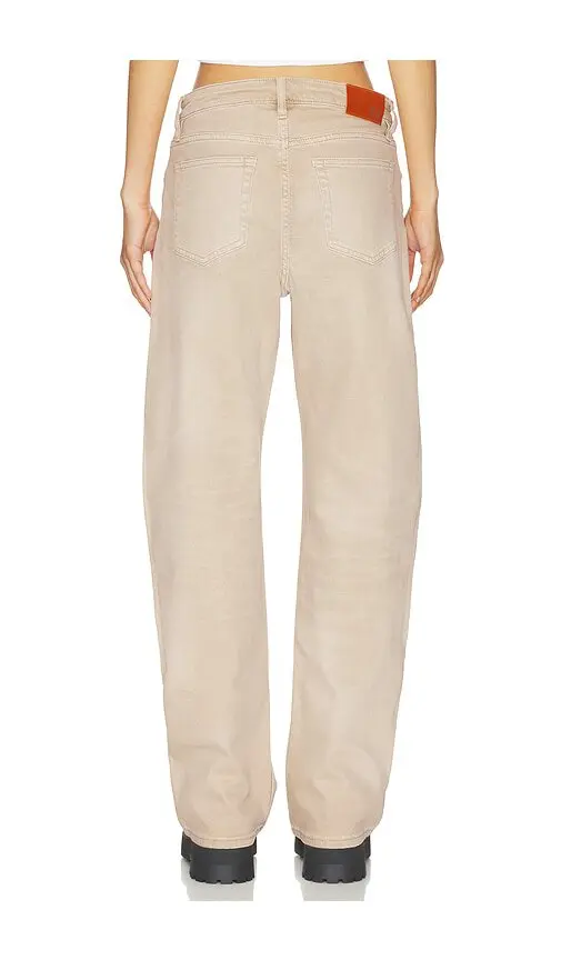 EB DENIM Alida Loose Bowed Jeans - Beige