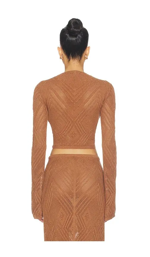 Devon Windsor Vale Top - Brown