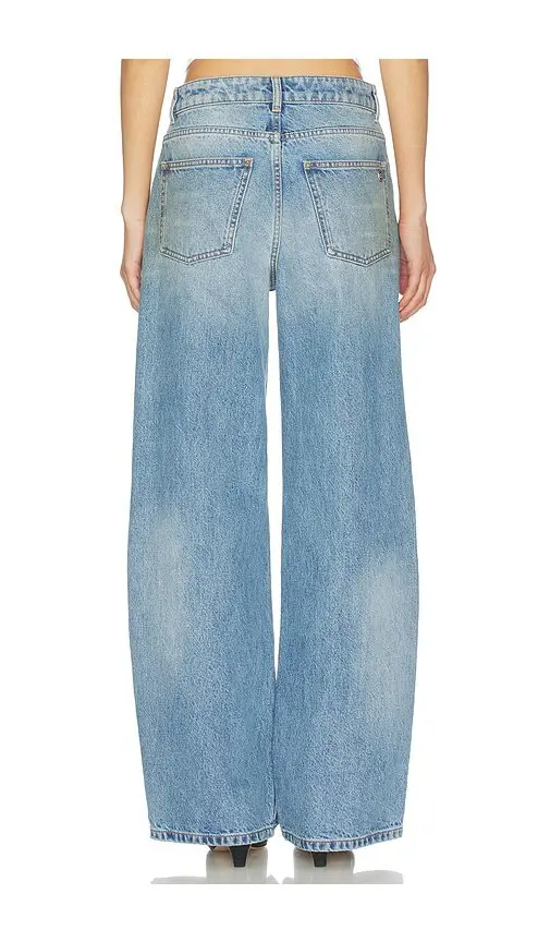 AREA Crystal Fray Relaxed Jean