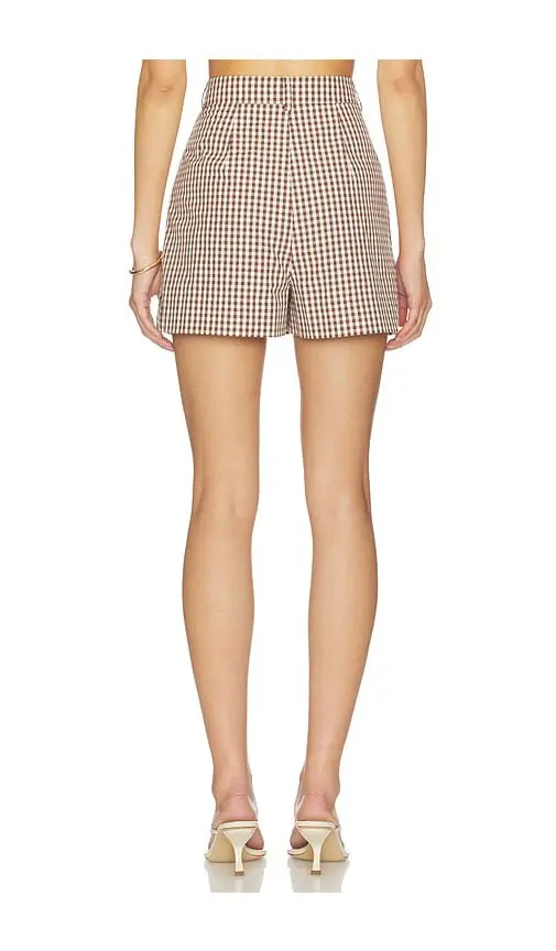 Astr The Label Preston Shorts - Brown