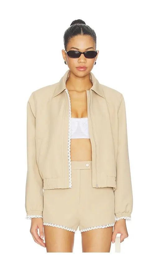 Astr The Label Reid Jacket - Tan
