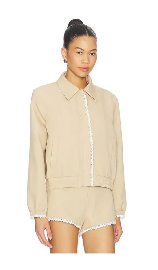 Astr The Label Reid Jacket - Tan