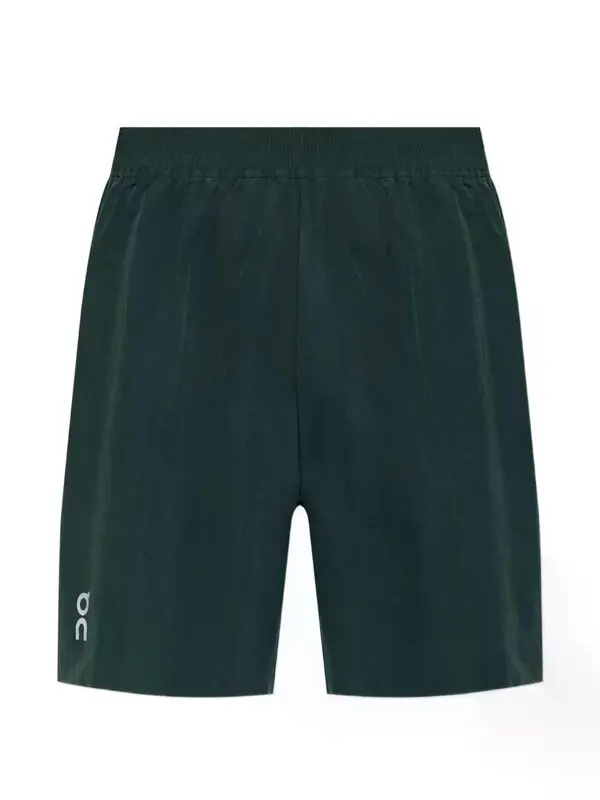 On Logo-print Shorts - Green