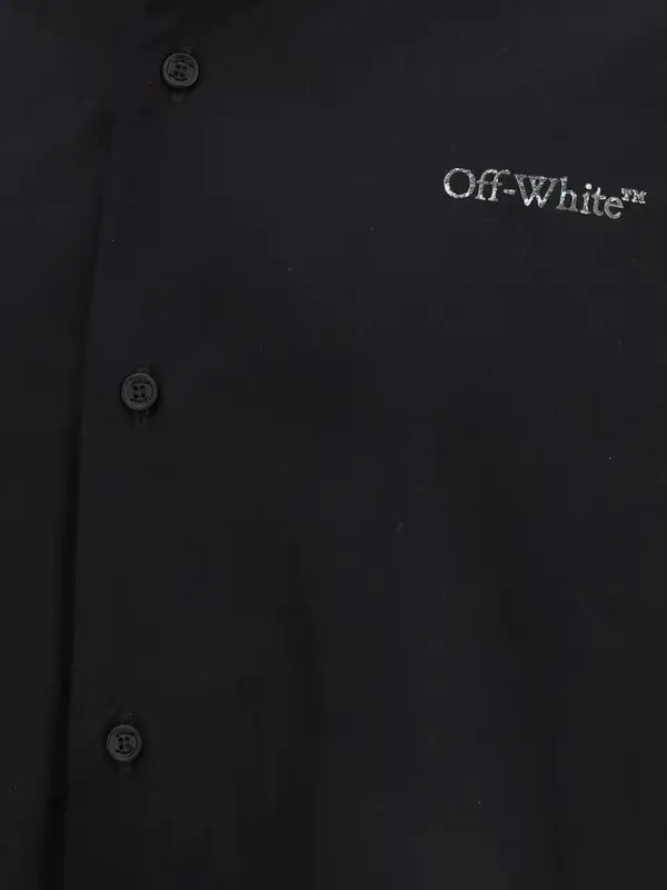 Off-White Arrow-detail Short-sleeve Shirt
