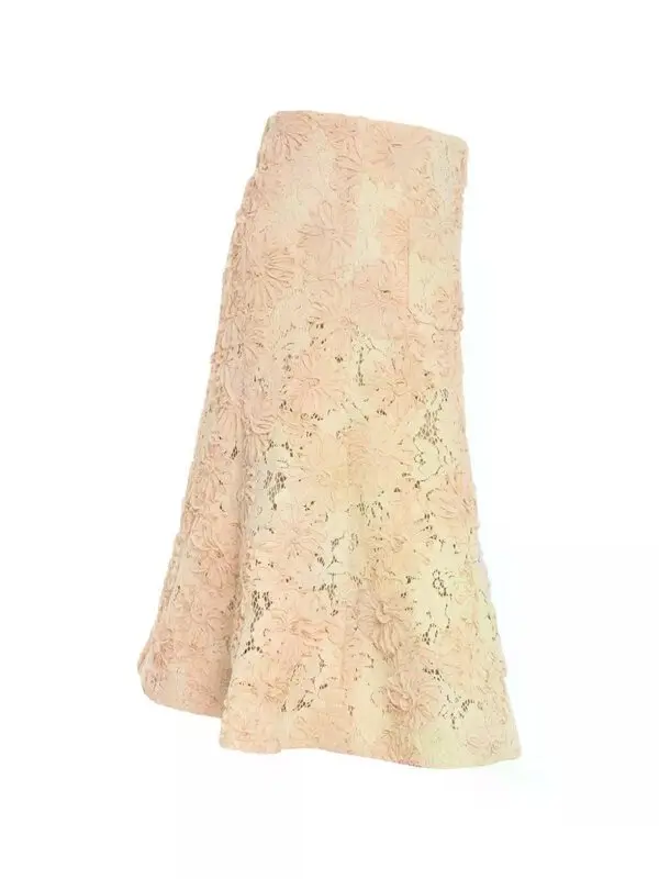N°21 Floral Lace Midi Skirt
