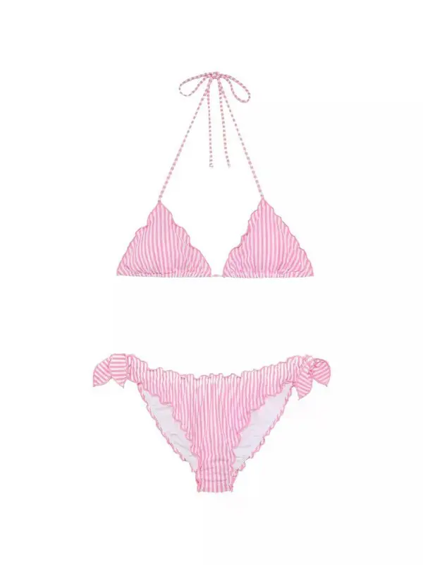 MC2 SAINT BARTH Striped Bikini - Pink