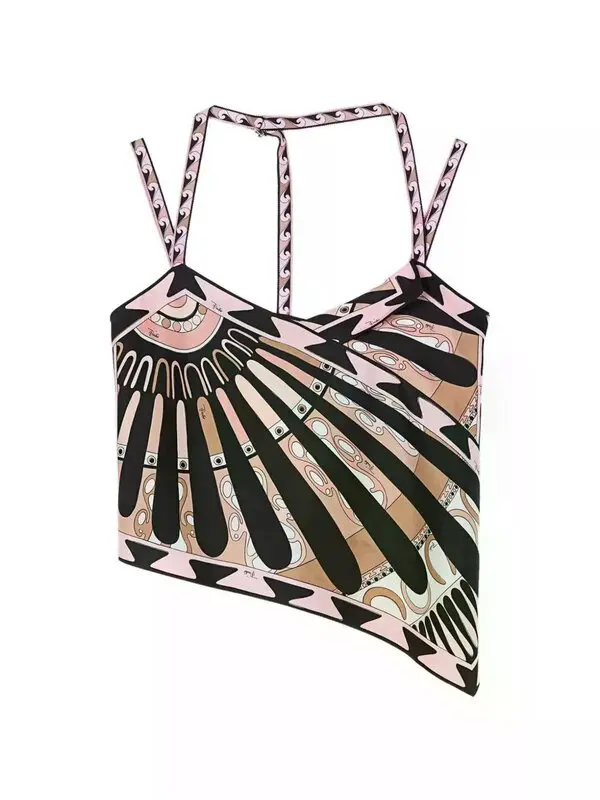 Emilio Pucci Soleil-print Top - Black