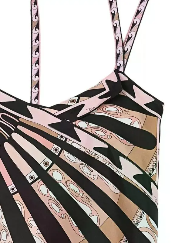 Emilio Pucci Soleil-print Top - Black