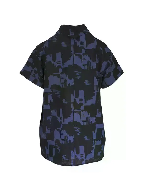 Zero + Maria Cornejo Brushstroke Ripple Blouse