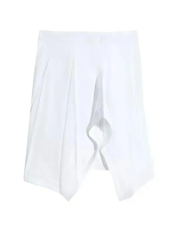 LEMAIRE Pleated Scarf Skirt - White