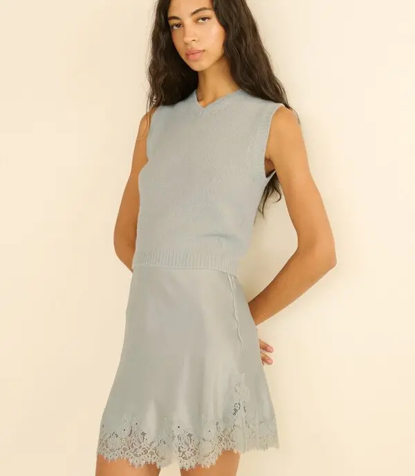 DÔEN Giulietta Mini Skirt - Eucalyptus