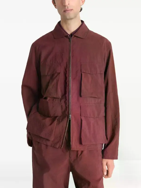 LEMAIRE Safari Jacket With 3d Pockets - Red